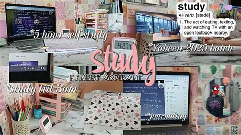A Productive Study Day Ft Neet Aspirant Yakeen 2025 Batch YouTube