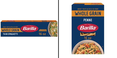 Barilla Whole Grain Penne Pasta 16 Oz Non Gmo Whole Grain Durum Wheat