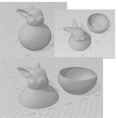 🥚 Bunny Easter Egg・free Stl File For ・cults