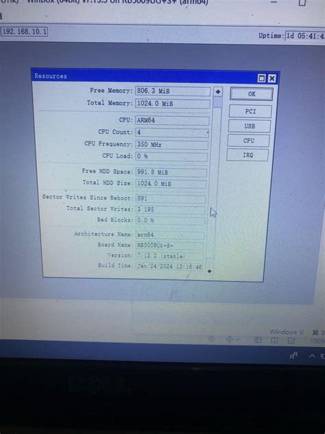 Are The Parameters Of My Mikrotik Rb5009 The Same As Everyone Elses I Dont Know If They Are