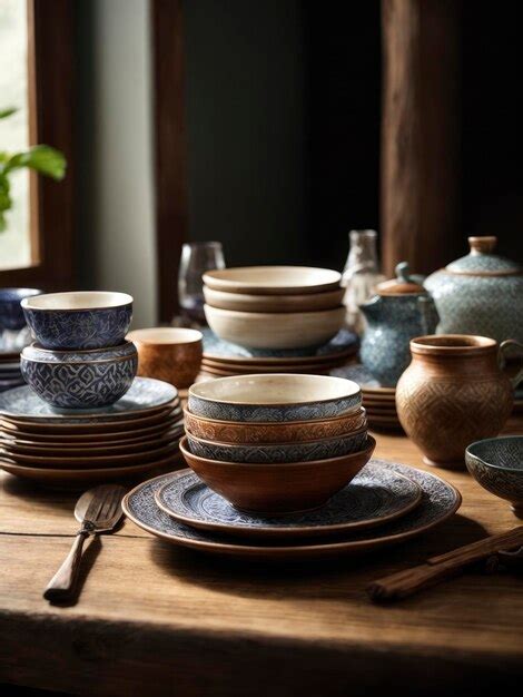 Premium Ai Image Crockeries