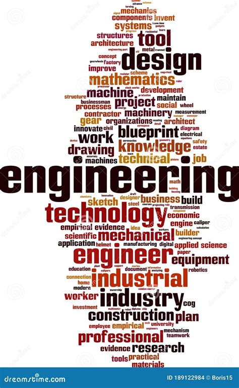 Engineering Word Illustration 70741068