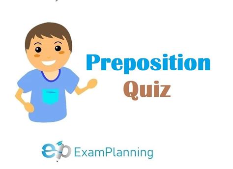 Preposition Quiz English Quizizz