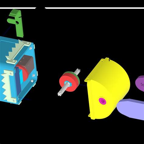 An Exploded View Of The Module To Describe The Assembly Of All Parts