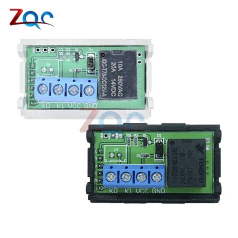 Dc 12v Kettős Led Kijelző Idő Relé Relé Modul Timing Mini Led Es