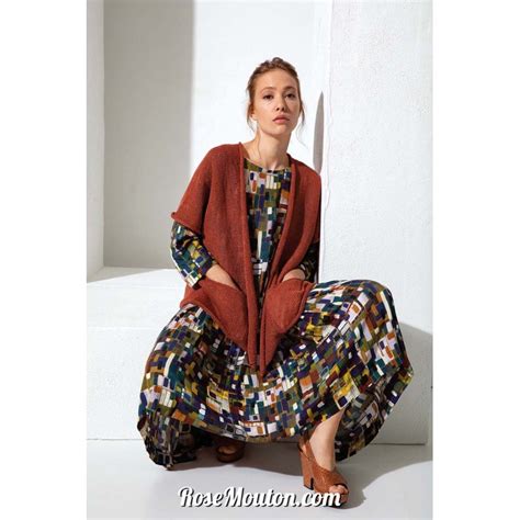 Modèle haut sans manches catalogue FAM Lang Yarns