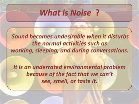 Noise Pollution Presentation PPTX