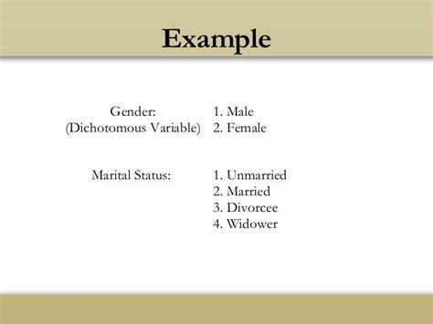 Types Of Variables