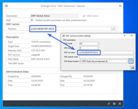 Creating An SNC RFC Connection With ERP Scale Pocket Programs