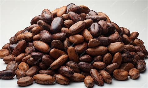 Premium Photo Cocoa Bean Cluster In The Spotlight