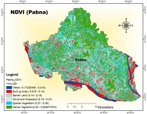 🌾 Exploring Vegetation Health With Ndvi In Pabna Using Arcgis 10 8 🌍 Md Rony Islam
