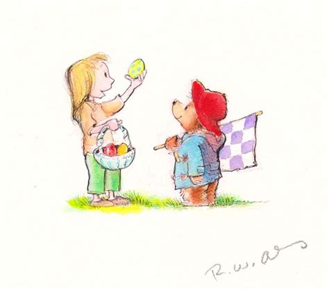 Original Paddington Illustrations By Rw Alley R Michelson