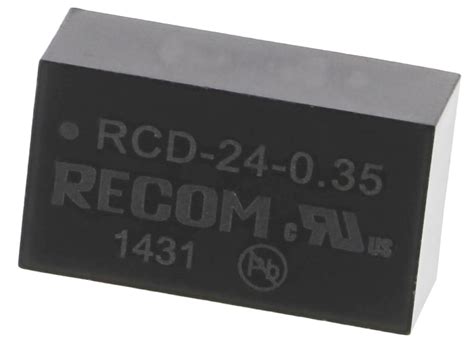 RCD 24 0 35 Recom Recom LED Driver 2 35V Dc Output 350mA Output