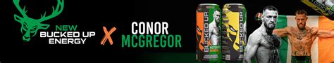 Bucked Up X Conor Mcgregor Notorious Buck Energy Drinks Bucked Up
