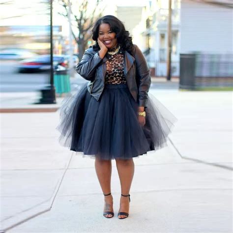 Plus Size Tulle Skirts Elastic Puffy Tutu Skirts For Women Skirt Chic