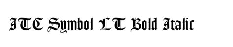 Download ITC Symbol Bold Bold