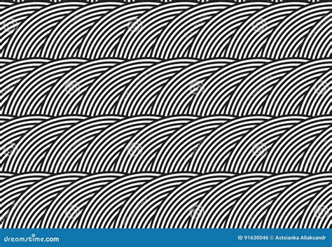 Vector Seamless Pattern Modern Stylish Texture Stock Vector
