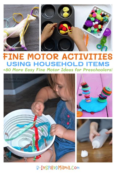 Preschool Fine Motor Skills Activities Fine Motor Activity Using A