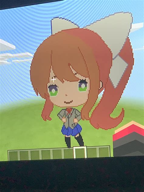A Wild Chibika From Minecraft Appeared Rddlc