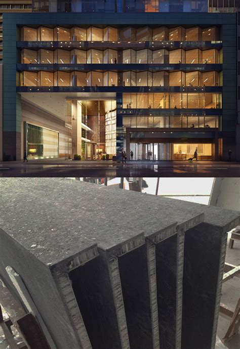 Outside Granite Facade