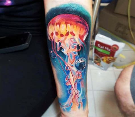 Jellyfish Tattoo By Tyler Malek Post