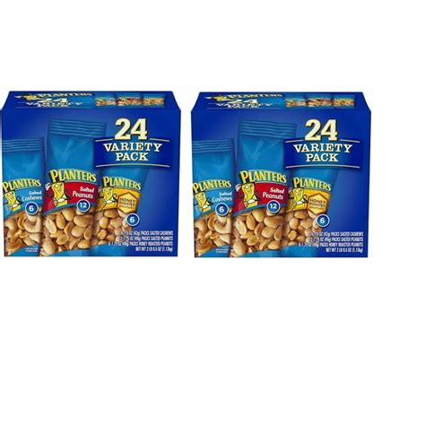 Variety Packs Salted Cashews Salted And Roasted 24 Packs On The Go