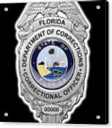 D O C Department Of Corrections Correctional Officer Badge Digital
