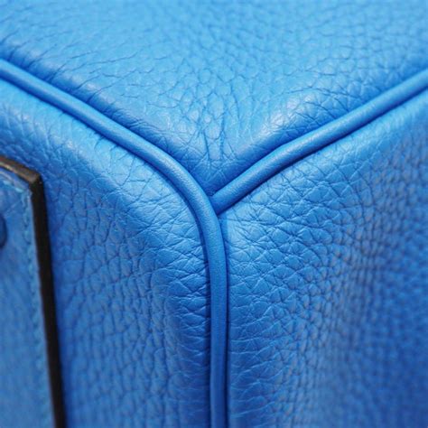 Hermes エルメス オータクロア40 ハンドバッグ ブルーイドラsv金具 トゴ U刻印 未使用品 エルメス ブランドバンク