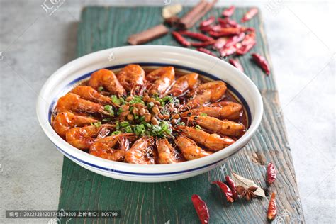 风味盆盆虾 中国菜系 食品餐饮 摄影 汇图网www huitu