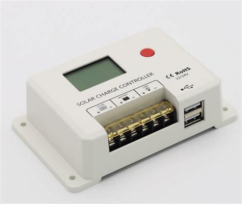 High Efficiency 12v24v Auto 20a 360w 720w Pwm Solar Charge Controller