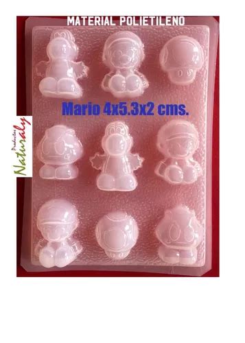 Molde Mario Bros Personajes Luigi Yoshi Toad Para Jabón Yeso MercadoLibre