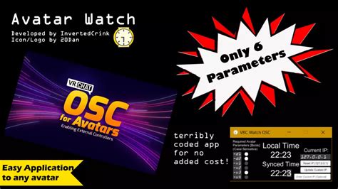 Osc Powered Watchclock For Vrchat Only 6 Bools By Invertedcrink Vrcarena