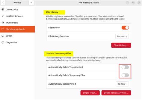 How To Manage File History And Deleted Files In Ubuntu 2204 I Have A Pc