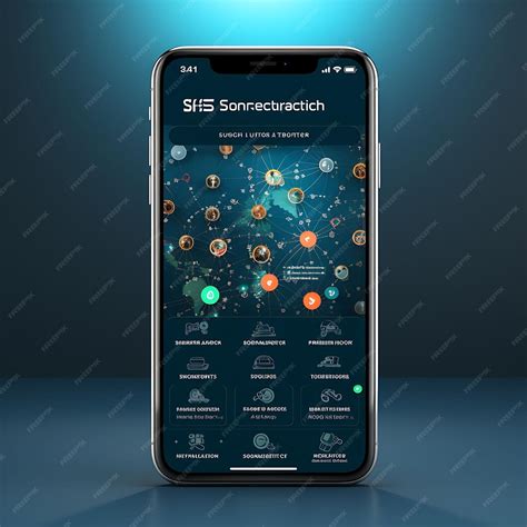 Premium Ai Image Mobile App Layout Design Of Social Investment Network User Centric And