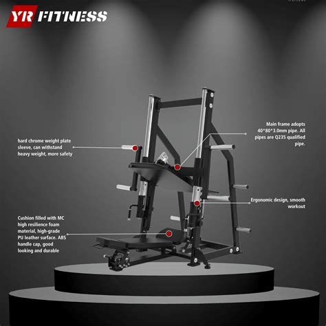 Жим ногами под углом 90 градусов Yr Fitness