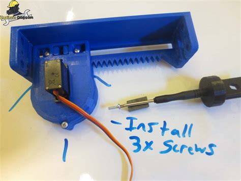 Free Stl File Rack And Pinion Linear Actuator Servo Joint Module Tinycnccollection・model To