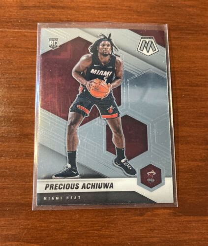 Precious Achiuwa Panini Mosaic Basketball Base RC Miami Heat Rookie EBay