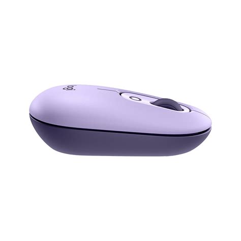 Logitech Pop Mouse Wireless With Customizable Emoji Cosmos Lavender