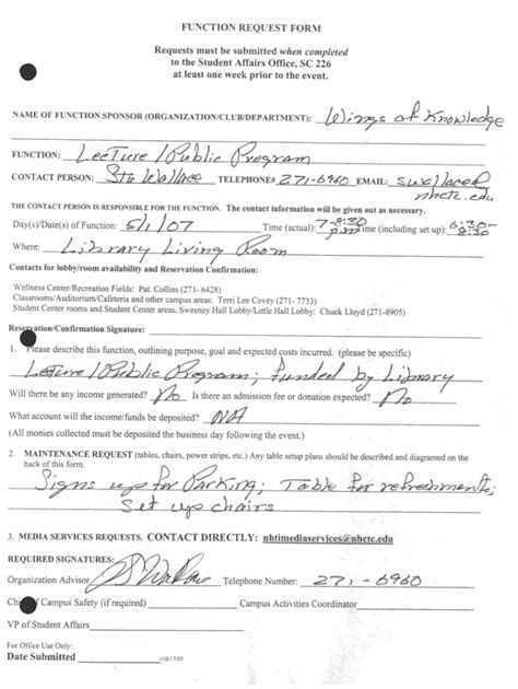 Fillable Online Function Request Submission Fax Email Print Pdffiller