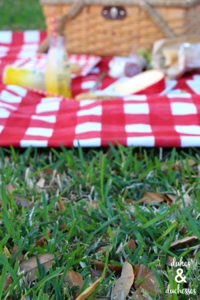 Diy Weighted Dropcloth Picnic Blanket
