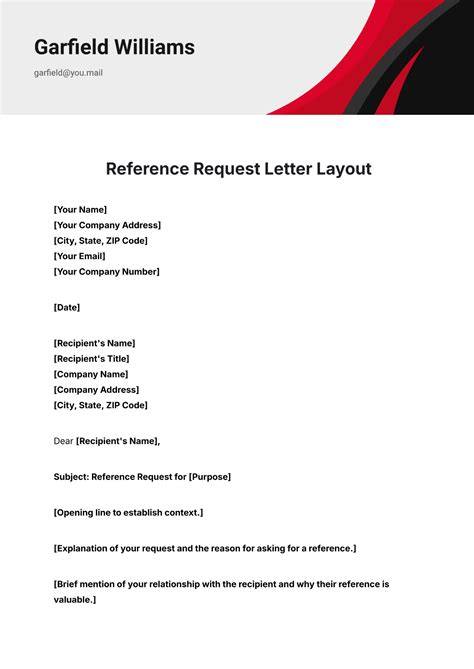Free Mentor Reference Letter Template To Edit Online