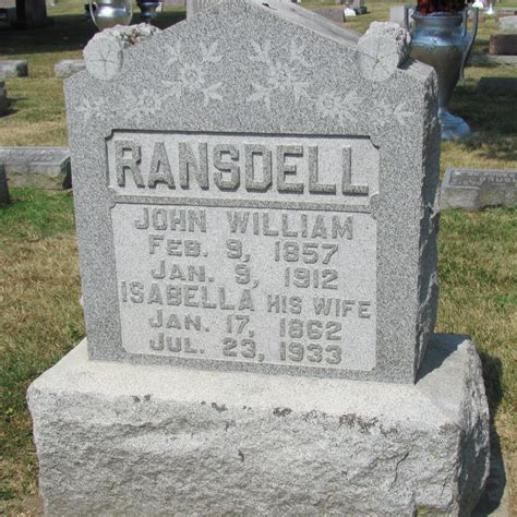 John William Ransdell 1857 1912 Mémorial Find A Grave