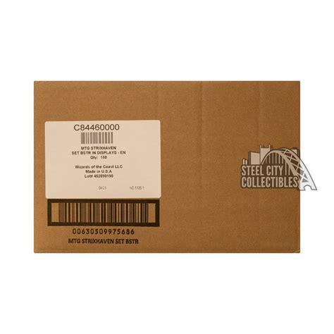 Magic The Gathering Strixhaven Set Booster Case Steel City Collectibles