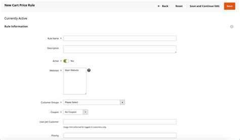 Create A Cart Price Rule Adobe Commerce