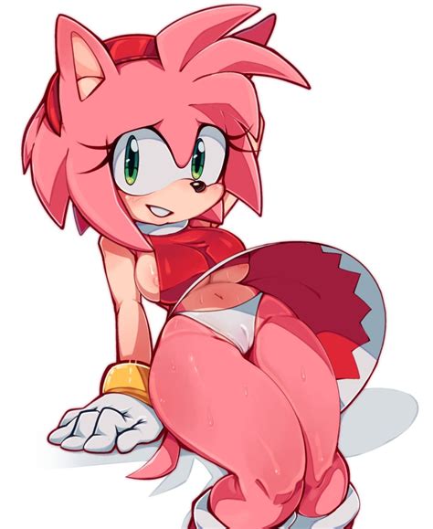 Rule 34 Amy Rose Anthro Big Breasts Breasts Cameltoe Clothing Female