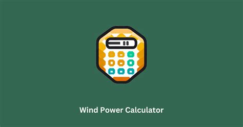 Wind Power Calculator Calculator Hive