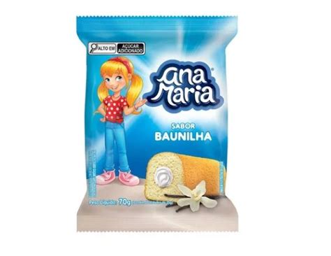 Bolinho Ana Maria 70g Baunilha é Aqui Na Barcelos