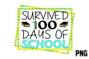 Survived 100 Days Of School Graphic By PrintableDesign Creative Fabrica