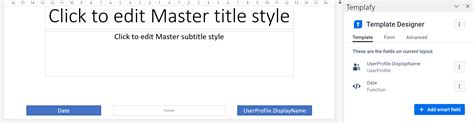 How To Create Smart Fields In Powerpoint Templafy Help Center