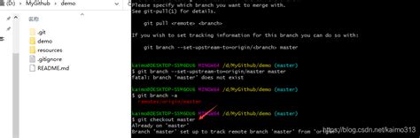 Git Fatal Branch ‘master‘ Does Not Existfatal Branch Master Does